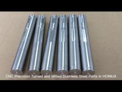 CNC precision turned and milled stainless steel parts 1