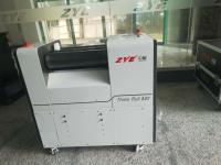 China White Automatic Three Roll Mill 120mm Roller Diameter 3KW Grinding Machine for Luminophore for sale