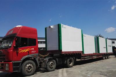 Cina 300*150*270cm Piccolo impianto di depurazione delle acque reflue industriali per la depurazione delle acque reflue domestiche in vendita