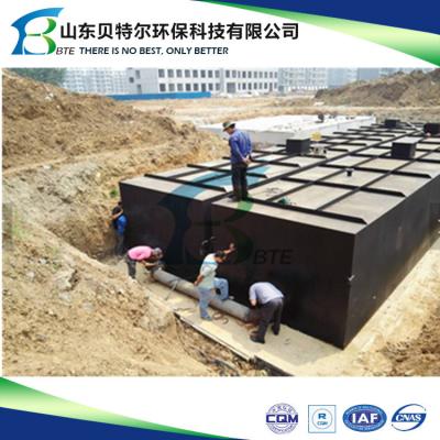 Cina Sistema sotterraneo di trattamento delle acque reflue a nanofiltrazione MBR per il trattamento delle acque reflue in vendita