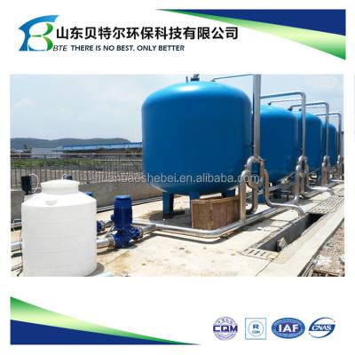 Cina Filtro meccanico di acque reflue a carbone attivo per depuratore di acque reflue 6*10M in vendita