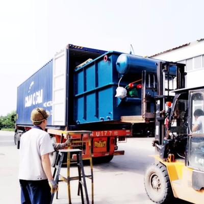 China Dissolved Air Flotation Machine for Industrial Water Treatment Purifier in Green for sale