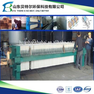 Cina Filtro dell'acqua Dehidratore di fanghi Piastra e telaio Filtro con supporto online da 3 kW in vendita