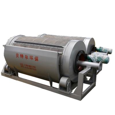 Cina 5000L/ora di canna da zucchero Bagassa carta polpa alghe deidratazione separatore Micro schermo filtro a tamburo rotativo in vendita
