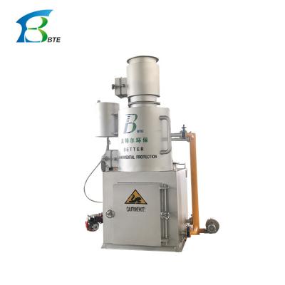 Cina Incineratore a combustibile idrico per rifiuti chimici capacità 10-500 kg/ lotto Blu argento in vendita