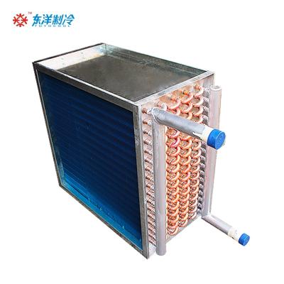 China Commercial Finned Tube Heat Exchanger 220V / 380V Fin Type Heat Exchanger Single System Meter Cooler for sale