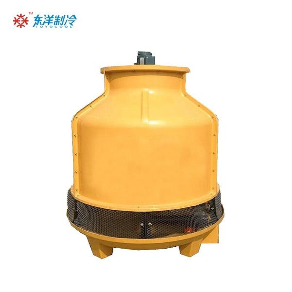Quality Industrial Circular Cooling Tower Yellow Round Type Cooling Tower for sale