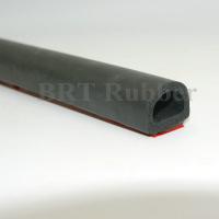 China 3m Customized D Shape EPDM Rubber Extrusion Profiles For Door Windows Gap for sale