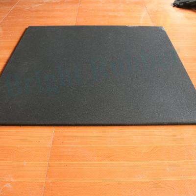 China Gym de 1m x de 1m que pavimenta Mat Floor Tiles de borracha antiderrapante Eco-amigável à venda