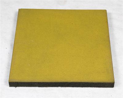 Cina il patio di gomma all'aperto delle mattonelle di gomma del lastricatore di 500x500mm quadra 10mm spesso in vendita