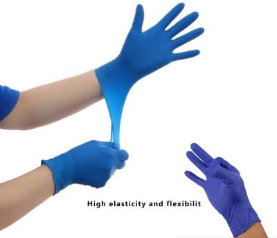 Cina Microbico dei guanti medici eliminabili del nitrile di Uniware anti sterilizzato per protezione della mano in vendita