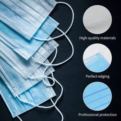 Cina 95%-99.9% maschera di protezione non tessuta eliminabile di BFE medica con la certificazione del CE di FDA in vendita