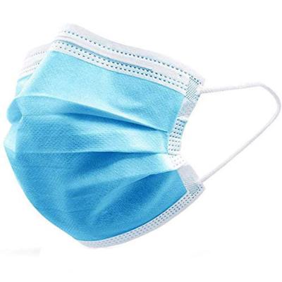 Cina Maschera di protezione non tessuta eliminabile amichevole eco- alta efficienza di filtrazione di 3 pieghe in vendita