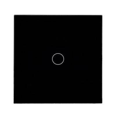 China EU/UK Standard Remote Control Switches 1 gang Crystal Glass Switch Panel,Remote Wall Touch Switch+LED Indicator for sale