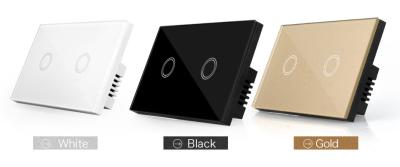 China Electric Wifi Switch AC100V-240V Crystal Glass Panel Touch Power Smart Window for sale