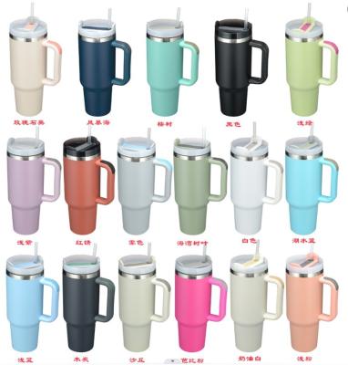 China Hot and Cold Beverages Durable Spill Proof Stainless Steel Tumbler Mug with Handle for sale