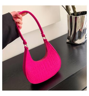 Ladies' Shoulder Bags with Fashion Luxury Women's Handbags in PU Main Material