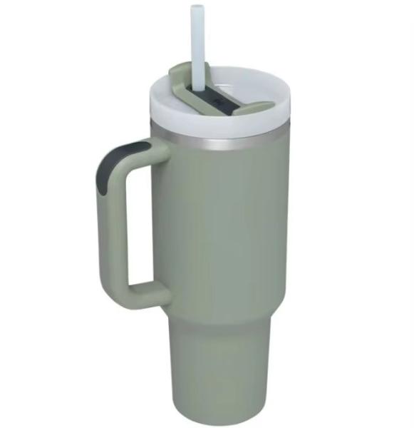 Quality 2.0 Beauchy Custom 40oz Stainless Steel Vacuum Insulated Travel Mug with Straw for sale