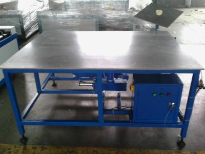China Double Glass Making Horizontal Glass Cover Table for sale