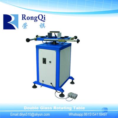 China Insulating Glass Making Rotated Sealant-spreading Table/Double Glass Making Two-component Coating Rotating Table for sale