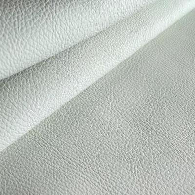 China Synthetic Breathable PVC Leather Eco Friendly Lychee Embossed 23 Colors for sale