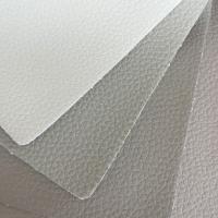 Quality 1.4m 1.4mm PU Solvent Free Eco Leather 21 Color Silicone Coated Litchi Pattern for sale