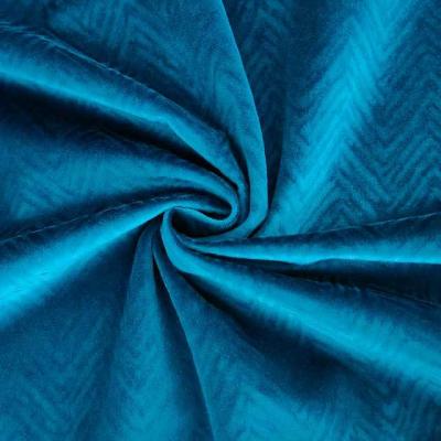 China High Color Fastness Polyester Velvet Fabric Indoor Furniture Textile 140cm Width for sale
