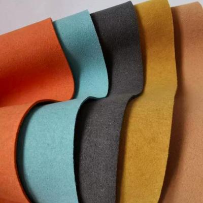China Fashion Forward Synthetic Suede Leather Material Micro Fiber Suede Customizable for sale