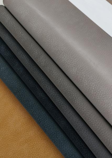 Quality Great Brush Lichi top level EPU Leather 1.8mm with Alpha velvet backing for sale