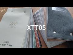Premium Litchi Embossed PVC Eco Sofa Leather Material 31 Colors 1M Start