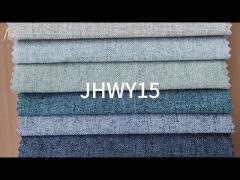 JHWY15 Fade Proof Upholstery Suede Fabric Classic Weave Polyester For Couches Beds