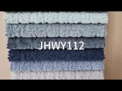 Soft Polyester Sofa Suede Fabric Classic Woven Texture Fade Resistant Easy Care