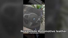 0.8mm Nova suede Leather for Auto Upholstery Ultra Soft PU 45% and Polyester 55%