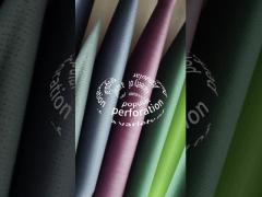 1.2mm microfiber car seat leather with various types of perforation