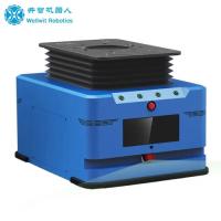 China 300kg Capacity ODM Agv Jacking Agv for Warehouse Optional Navigation for sale