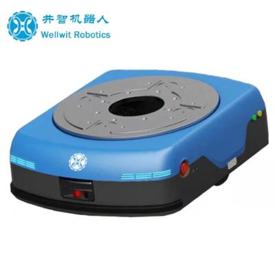 China Wellwit 1000kg Capacity Rotating Under Drive Lifting Agv Robot Qr Code Navigation for sale