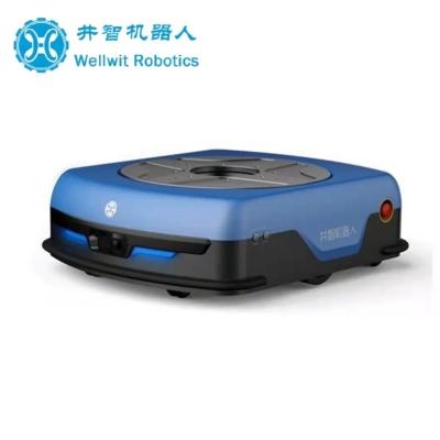 China Wellwit 500kg Capacity Lidar Slam Rotating Under Drive Lifting Agv Robot for sale