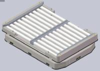 China 1000 Kg Capacity Roller Conveyor Agv for Automatic Material Handling for sale