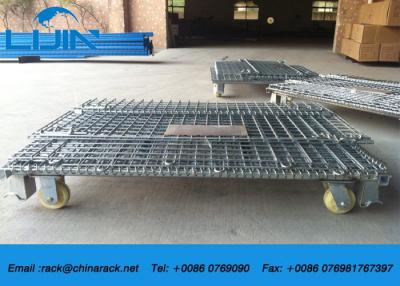 Cina Pieghevole monti lo stoccaggio delle gabbie della rete metallica, gabbia del nastro metallico di approvazione AS4084 in vendita
