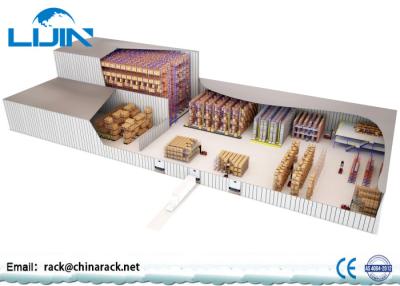 Cina Il racking selettivo resistente del pallet, lo stoccaggio industriale ISO9001/ISO14001 accantona in vendita