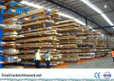 中国 注文の製材荷物置場の棚、ロール鋼鉄片持梁倉庫の棚 販売のため