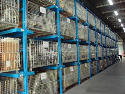 中国 電流を通された折り畳み式の金網の保証おり、倉庫のワイヤ記憶装置のおり 販売のため