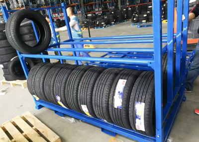 Cina Scaffale industriale di stoccaggio di colore blu multi livello, materiale dell'acciaio freddo del sistema Q235B di racking di Tiro in vendita