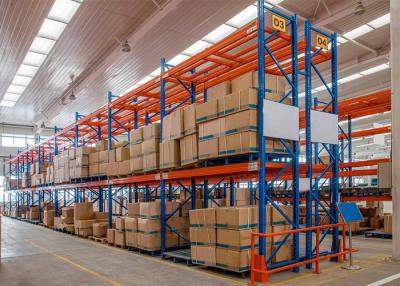 China Estantes resistentes modificados para requisitos particulares del almacenamiento, sistemas selectivos del estante del almacenamiento de la plataforma de Warehouse en venta