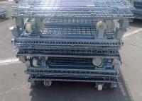China Foldable Stainless Wire Mesh Cages  ,  Galvanized Wire Mesh Storage Containers for sale