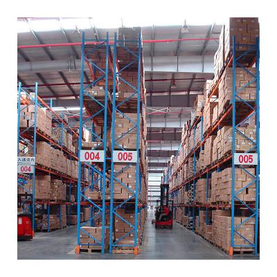 Cina I perni di bloccaggio di logo su ordinazione disegnano il racking del pallet del metallo/scaffale durevole di stoccaggio del magazzino in vendita