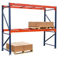 China Customized Width Warehouse Metal Storage Racks /  Selective Pallet Racking for sale