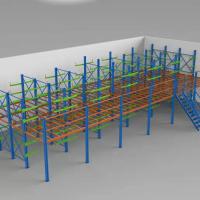 China Double - Sided Selective  Adjustable Cantilever Racking System Strong Load Capacity for sale