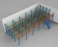 China Double - Sided Selective  Adjustable Cantilever Racking System Strong Load Capacity for sale
