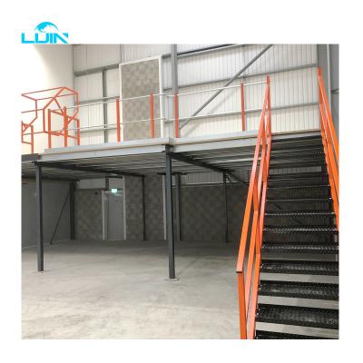 China Het sterke Staal StructurePlatform, Duurzame Palletrek Gesteunde Mezzanine Vloer van de Ladingscapaciteit Te koop